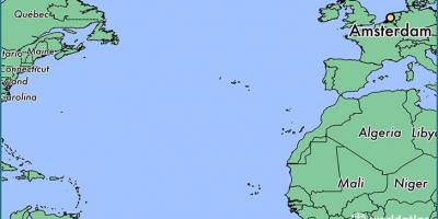 Amsterdam location on world map - Amsterdam location in world map ...